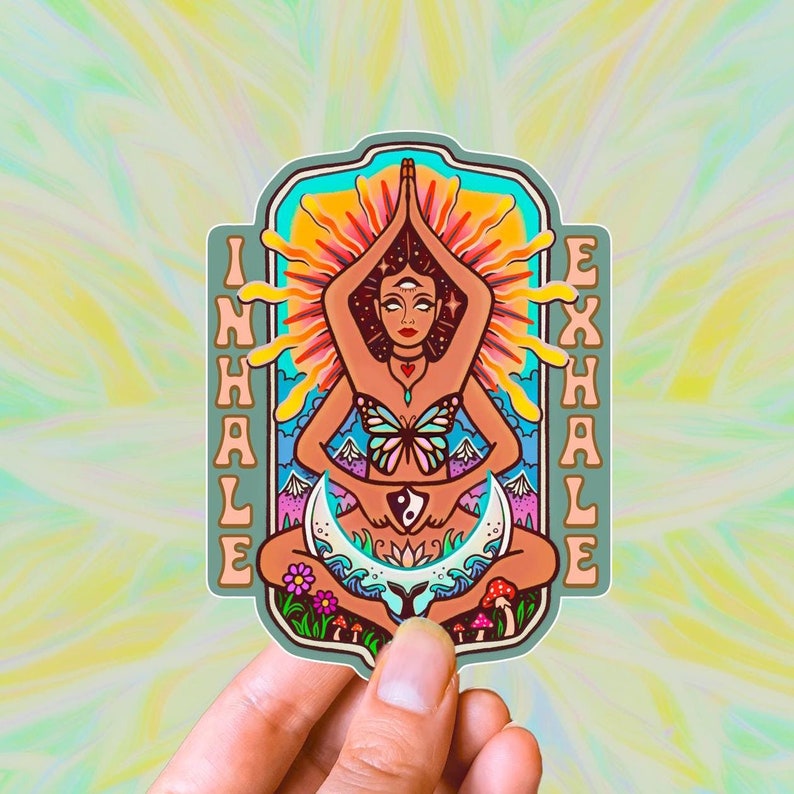 INHALE EXHALE Sticker – Soul Flower