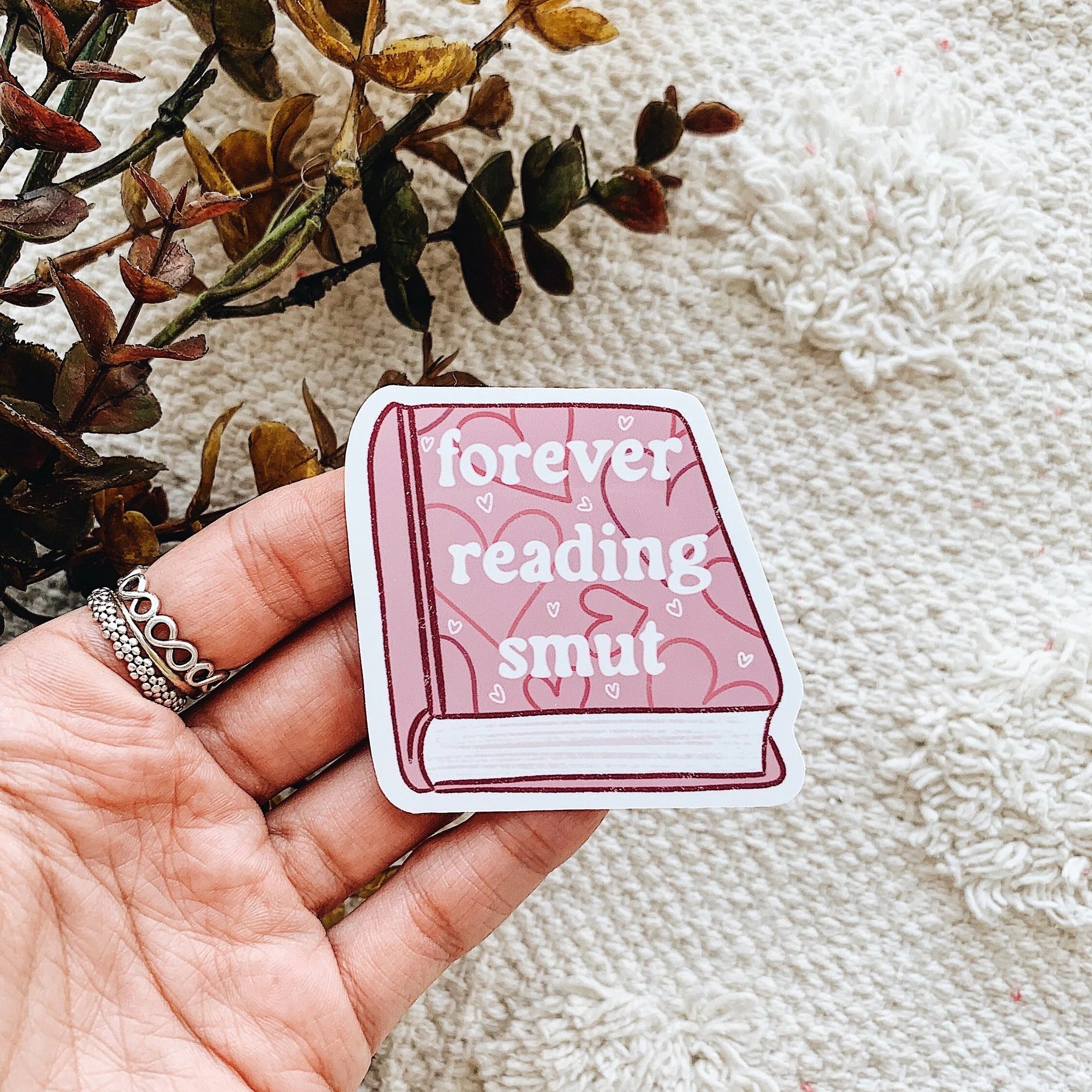 Forever Reading Romance BookSticker Decal – Soul Flower